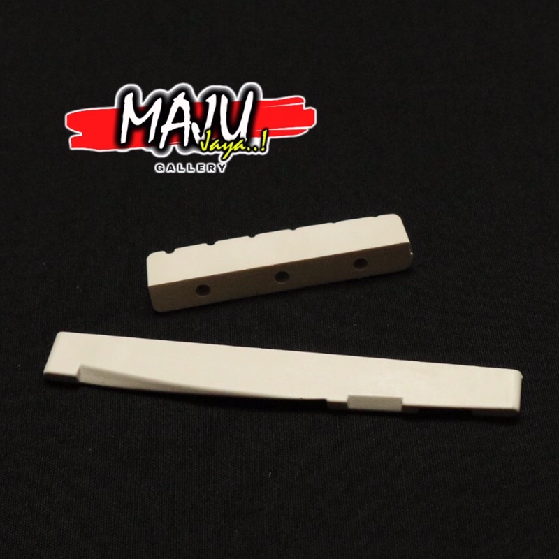 Jual saddle bridge 72mm 74mm dan nut gitar akustik keramik graph ...