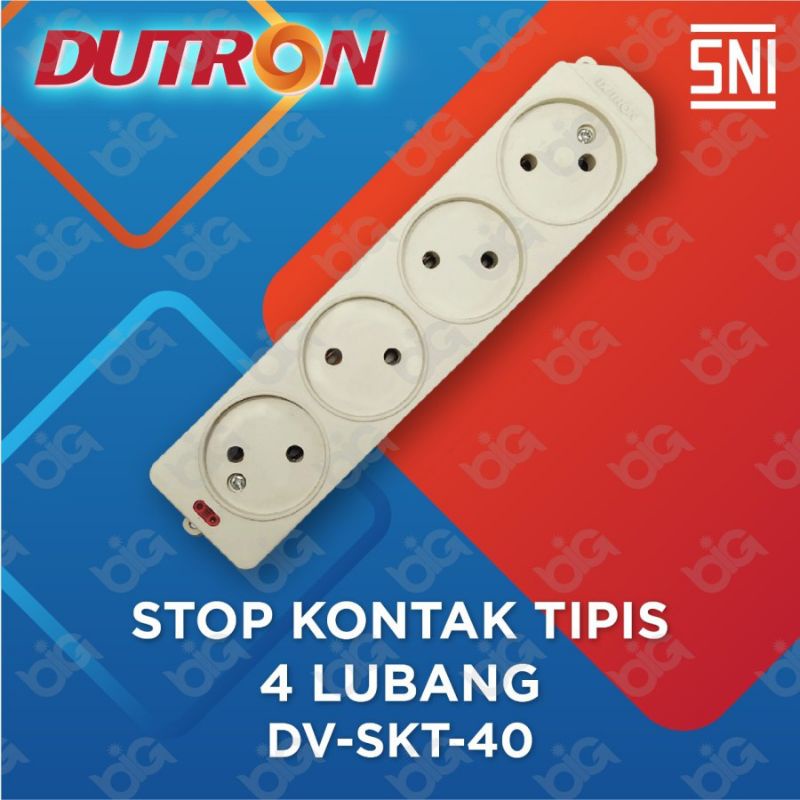 Jual STOP KONTAK TIPIS 4 LUBANG DUTRON DV-SKT-40 COLOK COLOKAN SAMBUNGAN LISTRIK KUNINGAN ASLI 4 ...