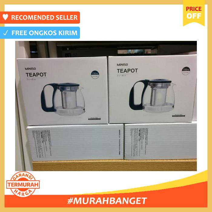 Jual Miniso Teapot 700 Ml - Dapur - Coffee Maker | Shopee Indonesia
