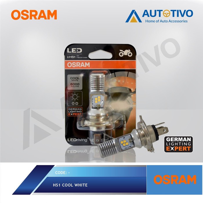 Jual Lampu Utama Motor LED HS1 Putih - 7185CW OSRAM | Shopee Indonesia