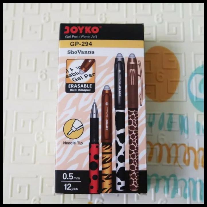 Jual Pulpen Gel Joyko Gp-249 Shovanna Bisa Di Hapus 1 Box 12 Pcs | Shopee Indonesia