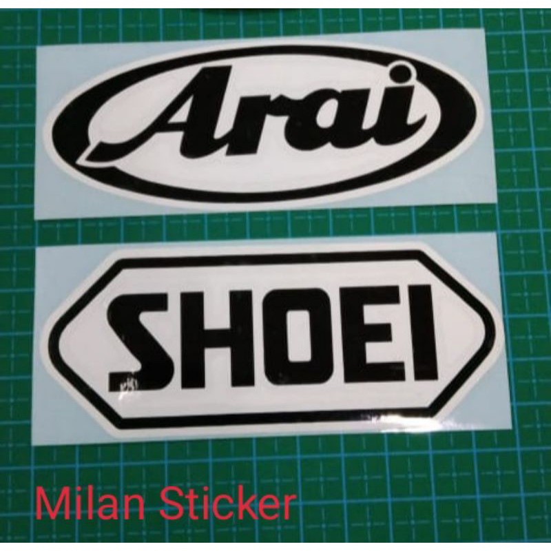 Jual sticker Arai dan Shoei | Shopee Indonesia