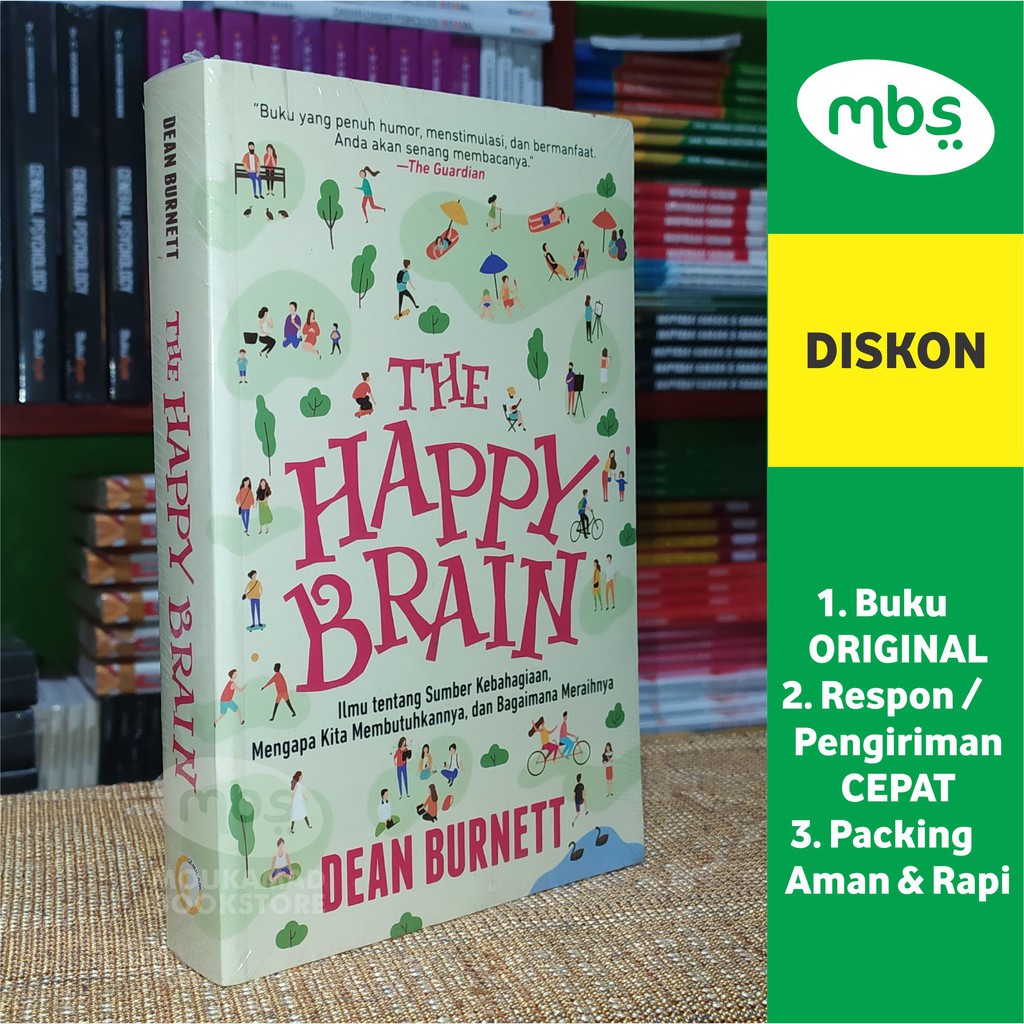 Jual BUKU THE HAPPY BRAIN - Ilmu tentang Sumber Kebahagiaan - Dean ...