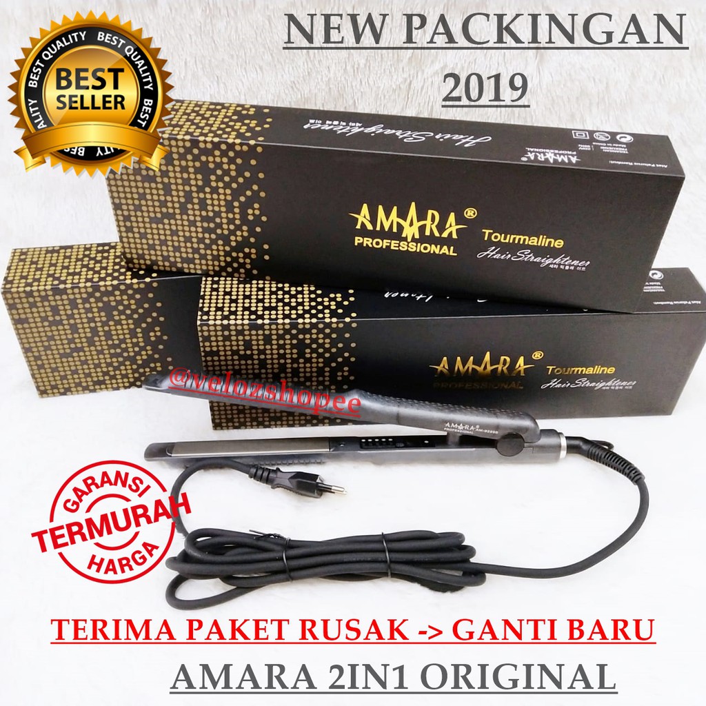 Jual Catok Amara 2in1 Tipe 9299 B 100% Original !!! / Catokan Rambut ...