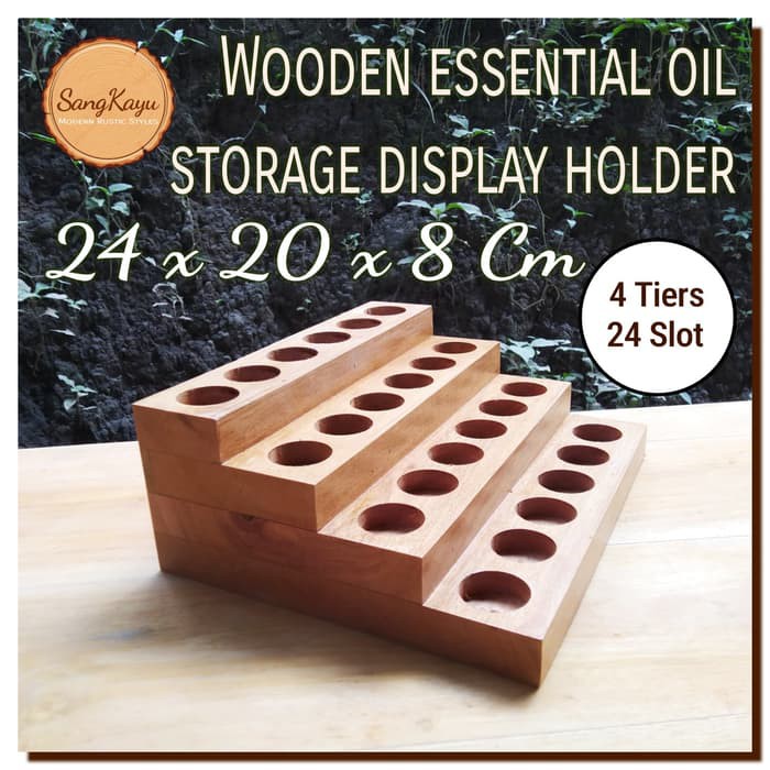 Jual SangKayu Minyak Aromaterapi Display Rack Rak Essential Oil ...