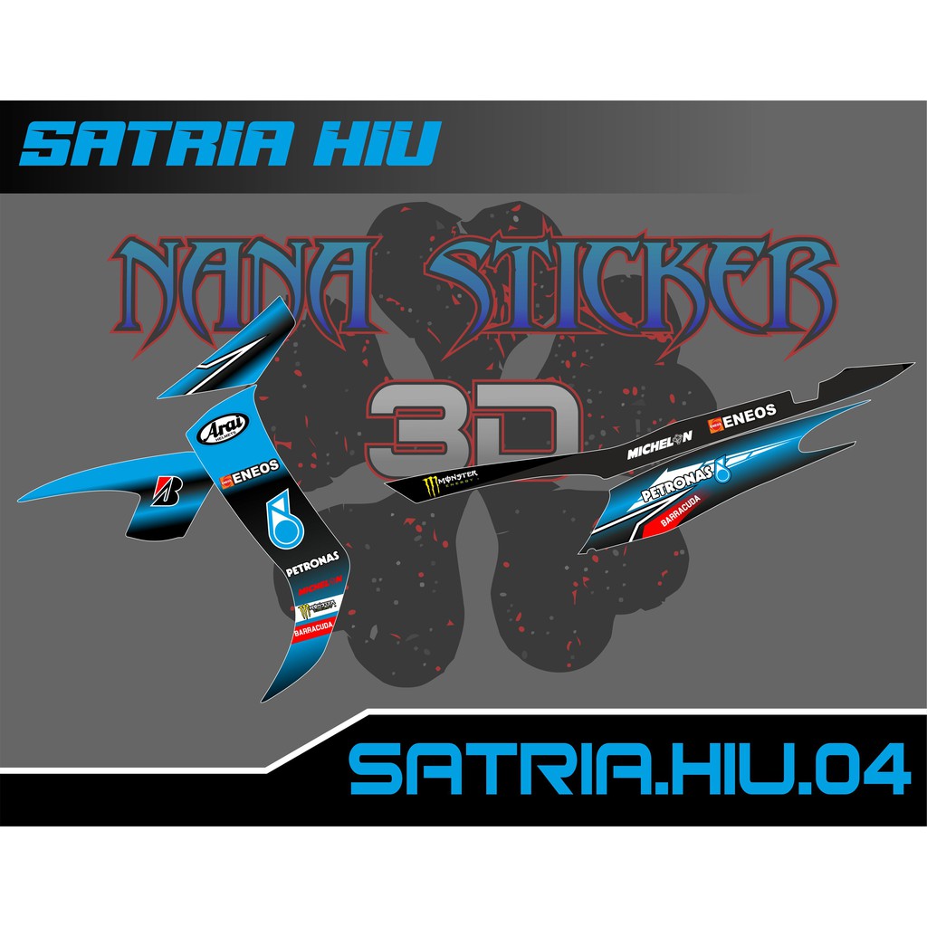 Jual Striping SUZUKI SATRIA 120R HIU - Stiker SATRIA R List Variasi ...