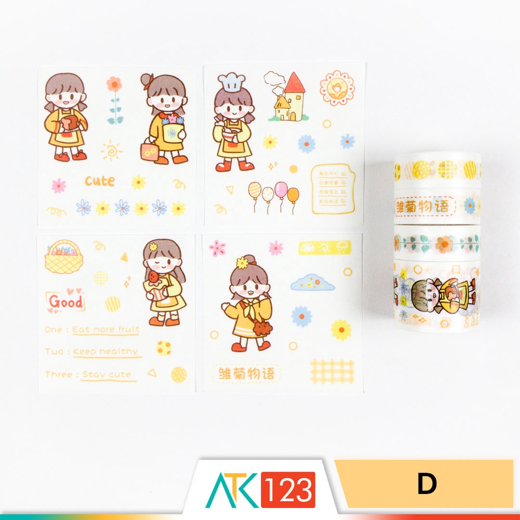 Jual Selotip Kertas Warna / Motif / Washi / Japanese Masking / Paper ...