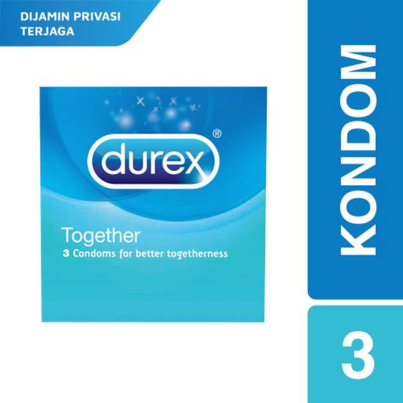 Jual DUREX TOGETHER ISI 3 (BIRU MUDA) Safety Privasi No box | Shopee ...