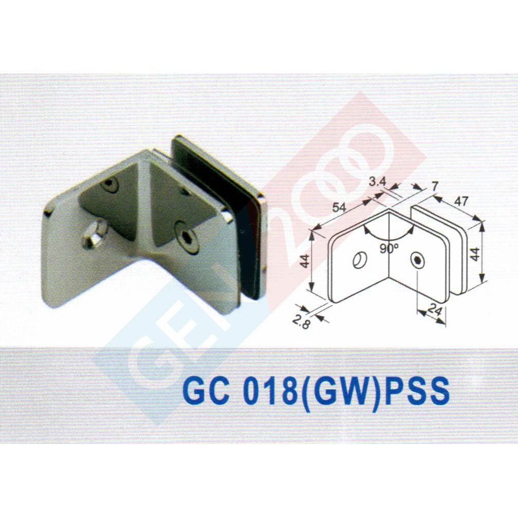 Jual Glass Clip Connector Dekkson GC 018 GW Glass To Wall Klip Kaca ...