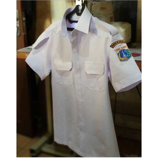 Jual Baju PDH putih/Baju PDH putih pemda/Baju dinas putih pemprov ...