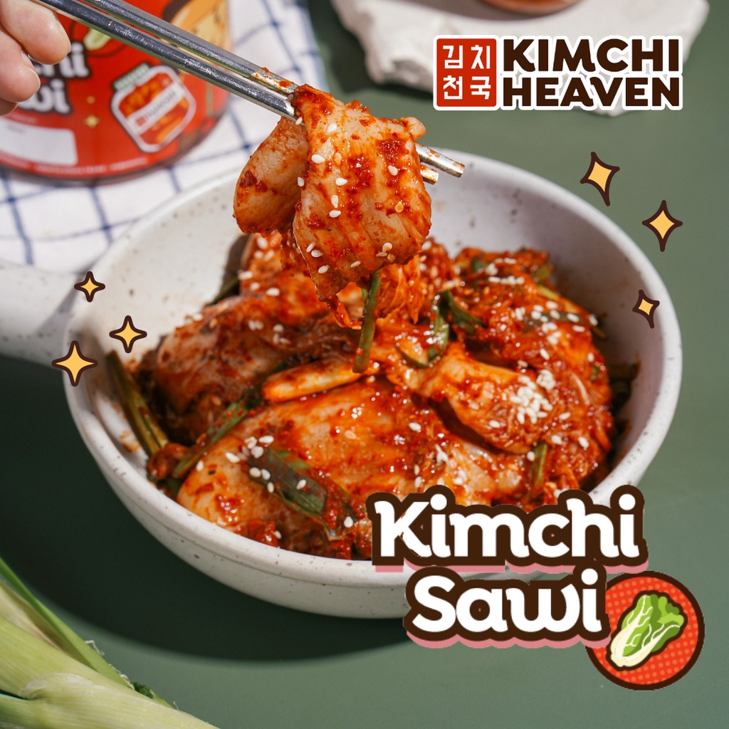 Jual Kimchi Sample Size 150g/200g/ 250g Sawi Lobak Timun Daun Bawang ...