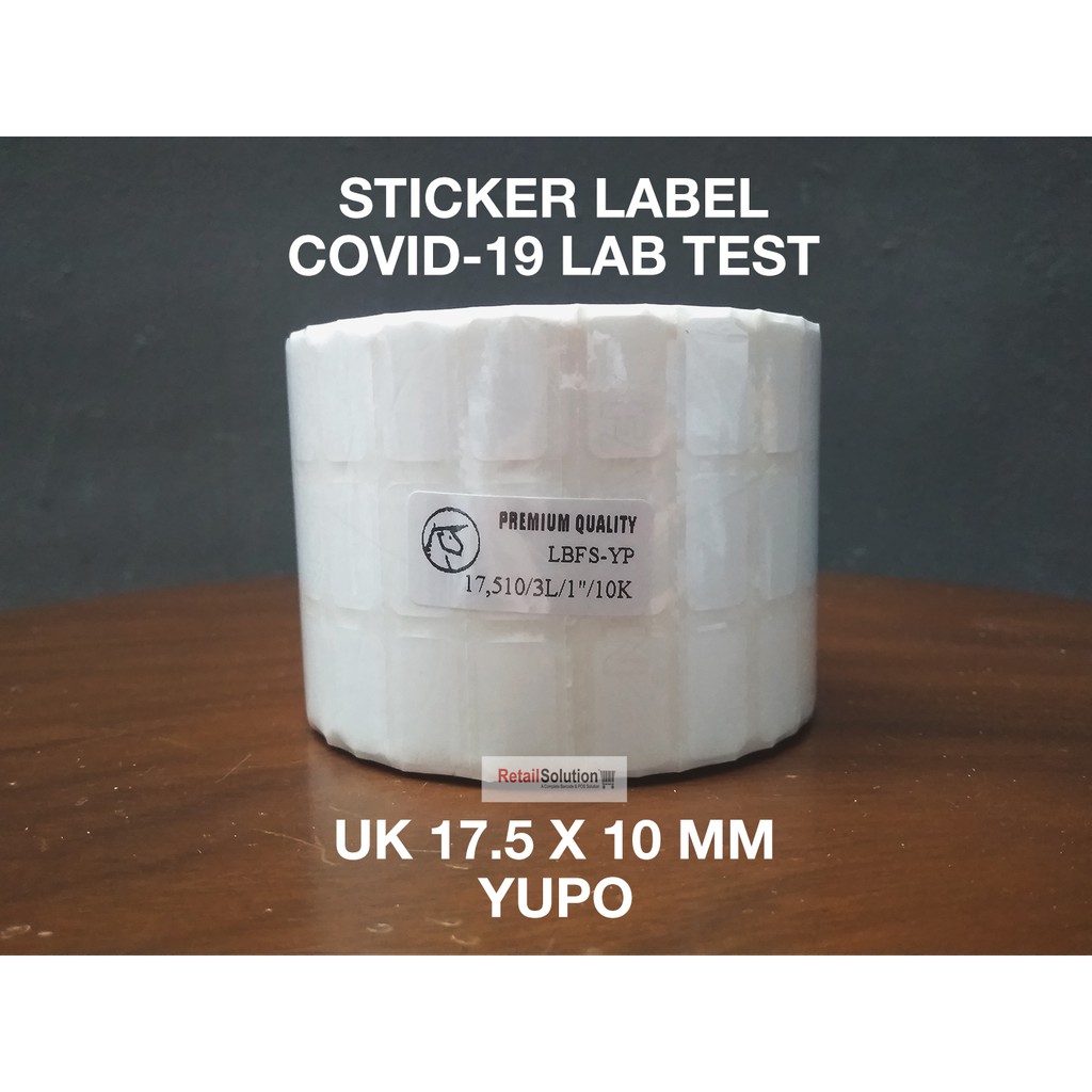 Jual Stiker Label Lab Rumah Sakit Laboratorium - YUPO 17.5x10 mm ...