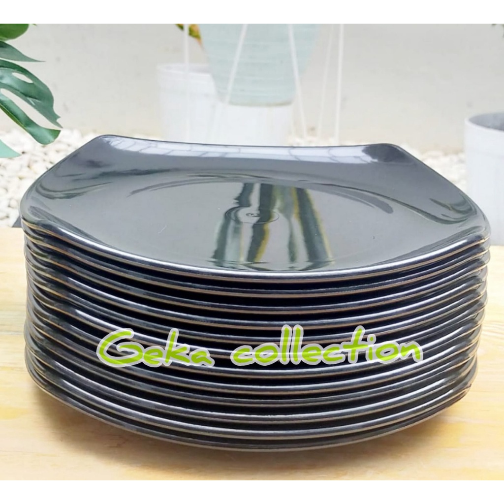 Jual PAKET PIRING MAKAN MELAMIN 1 LUSIN KOTAK CEPER POLOS BAHAN MELAMIN ...