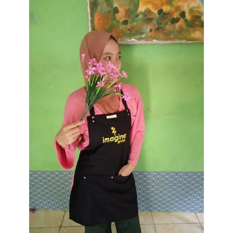 Jual Apron celemek polos cafe ,resto,kapster,barbell ,dll | Shopee ...