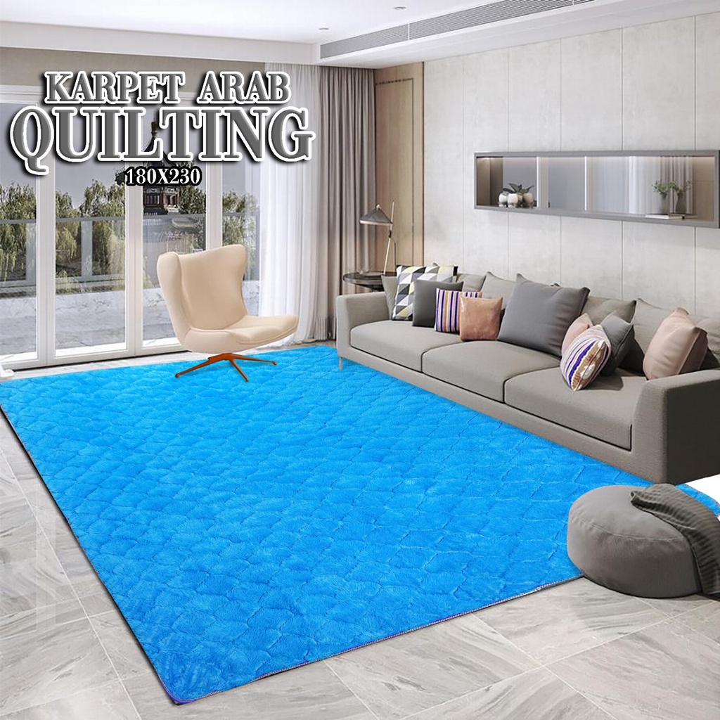 Jual Karpet Arab Quilting Premium Tebal 180x230 cm Polos | Shopee Indonesia