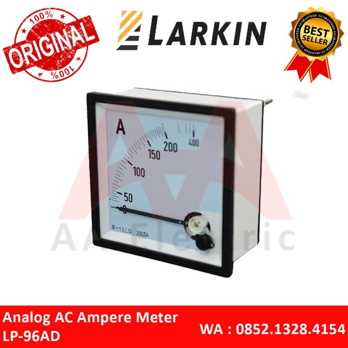 Jual [READY] Analog Ac Ampere Meter Direct 96X96 Lp-96Ad / Lp96Ad ...