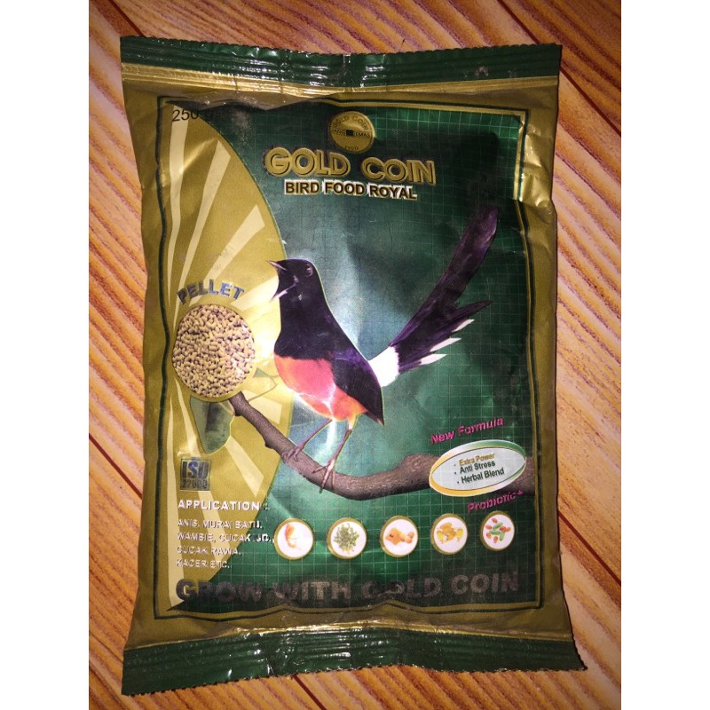 Jual GOLD COIN BIRD FOOD ROYAL 250 gr | Shopee Indonesia