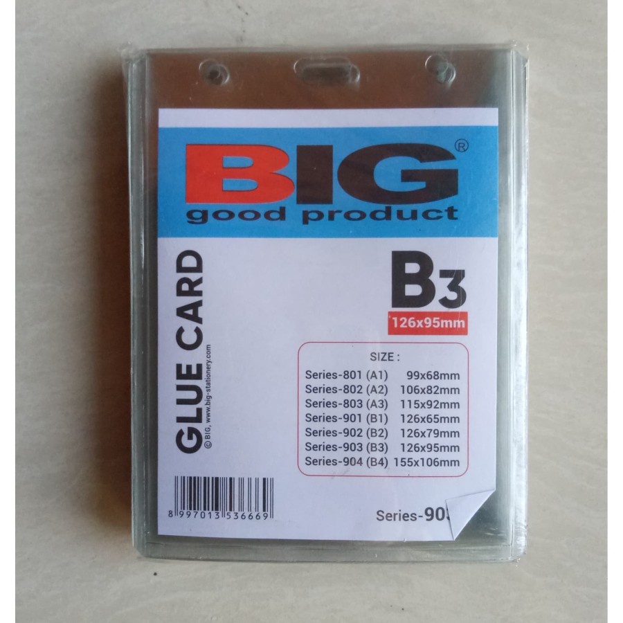 Jual ID Card - Name Tag - Card Holder B3 126mm x 95mm BIG // OA B3 ...