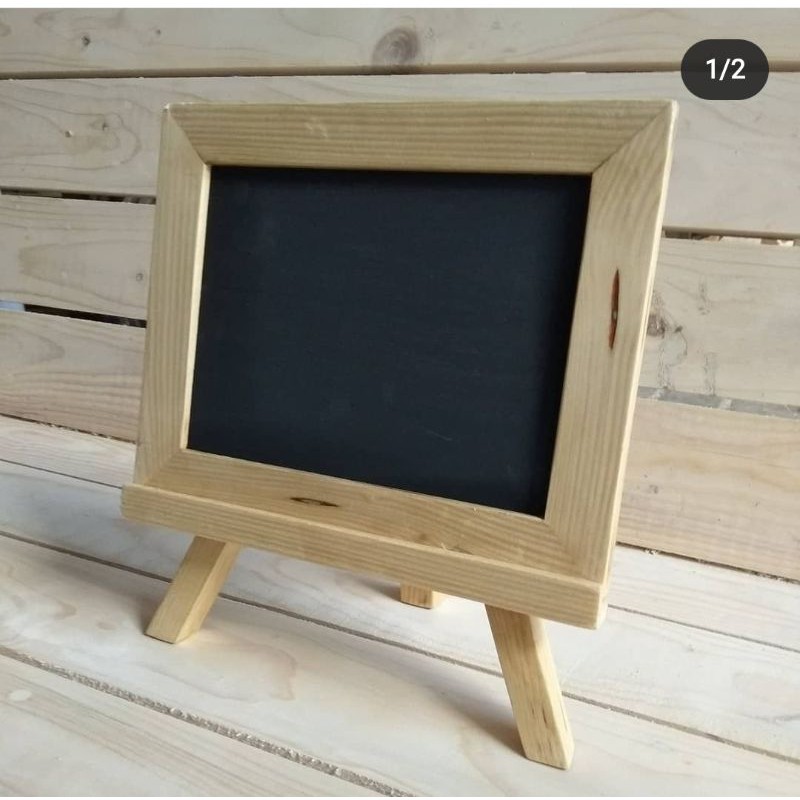 Jual Pigura Kayu Mini 20x15cm / Bingkai foto Pajangan/Papan Menu Mini ...