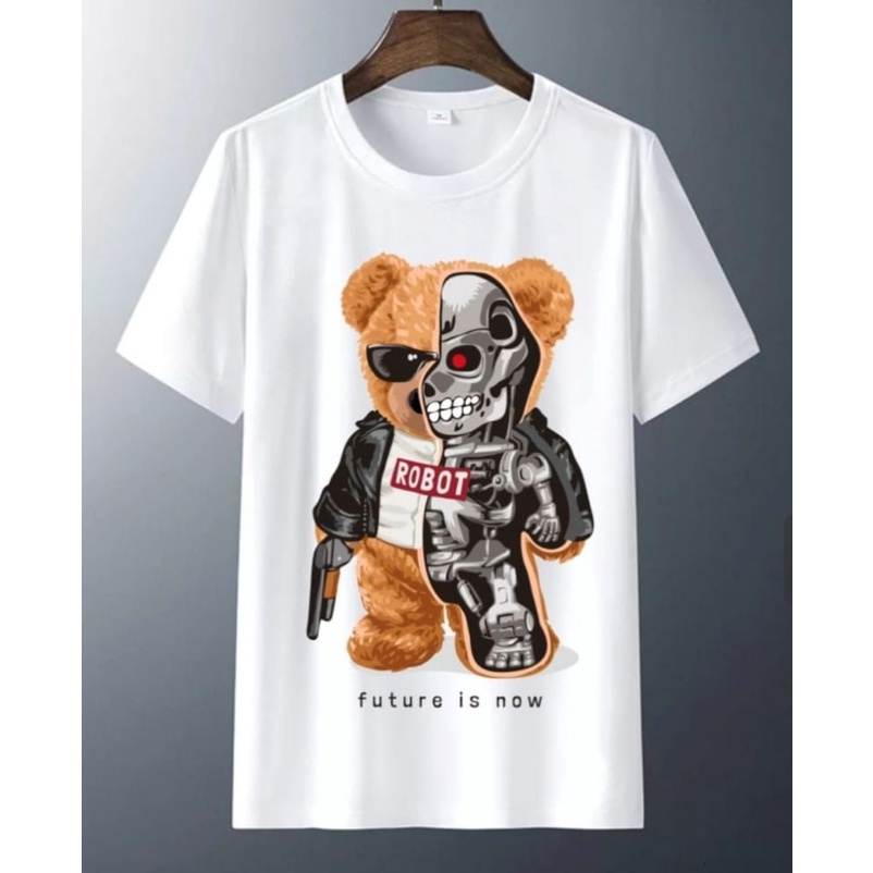 Jual PAKAIAN/ATASAN/KAOS BEAR-ROBOT-FUTURE-IS-NOW/T-SHIRT-DEWASA-(COWOK ... Jual PAKAIAN/ATASAN/KAOS BEAR-ROBOT-FUTURE-IS-NOW/T-SHIRT-DEWASA-(COWOK ...