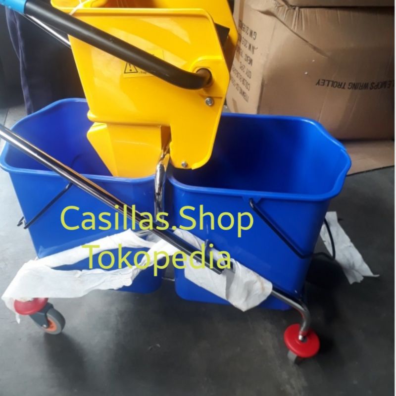 Jual Alat Pel Dorong Akebonno GX-028VK Double Mops Bucket Winter ...