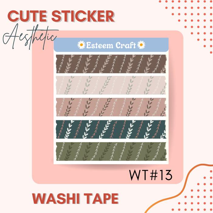 Jual Sticker Washi Tape Aesthetic Stiker Tumblr Sticker Deco Laptop Hp ...