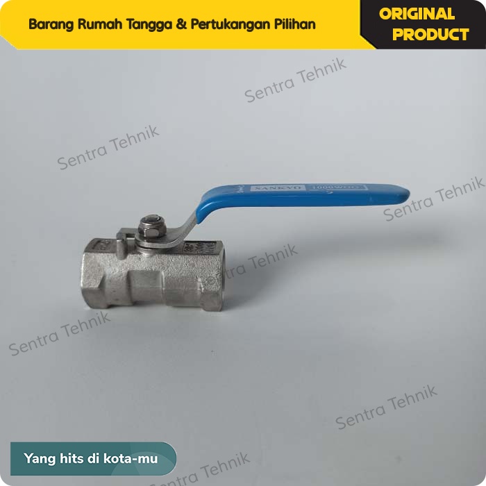 Jual Stop Kran Ball Valve SANKYO 3/4" 1000 Stainless Steel / Stop Keran Sankyo 3/4 Inch | Shopee ...