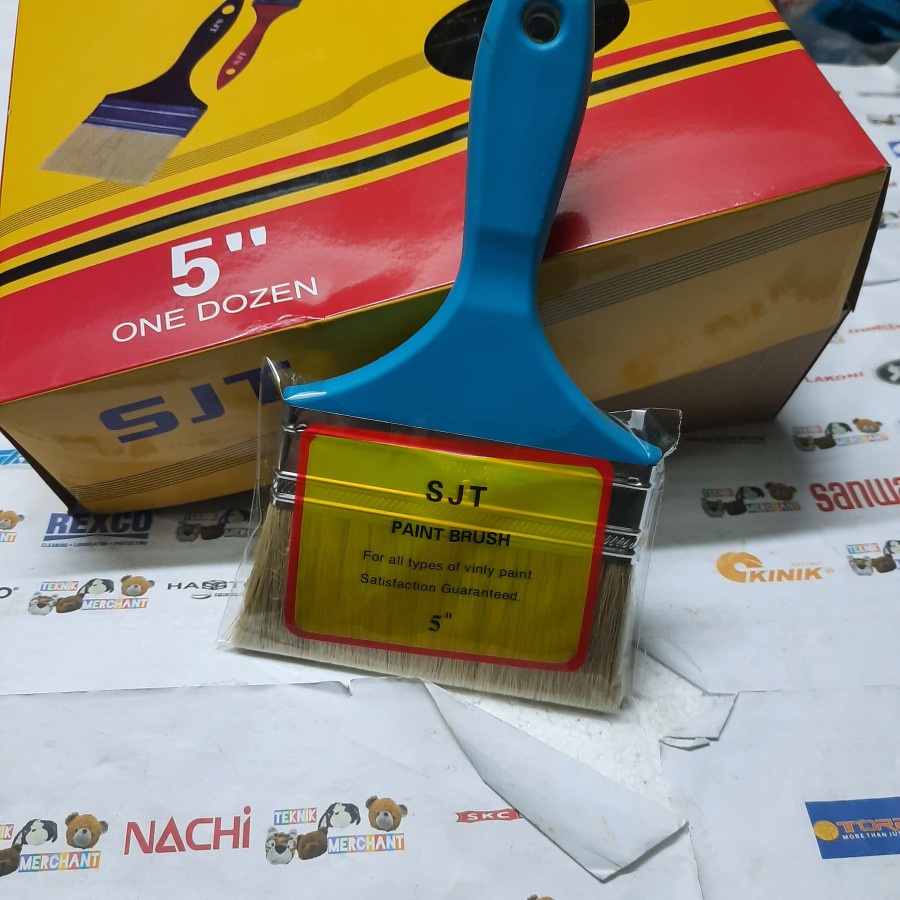 Jual Kuas cat tembok & cat minyak 5 inci SJT | Shopee Indonesia