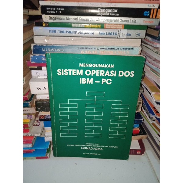 Jual BUKU ASLI MENGGUNAKAN SISTEM OPERASI DOS IBM PC | Shopee Indonesia