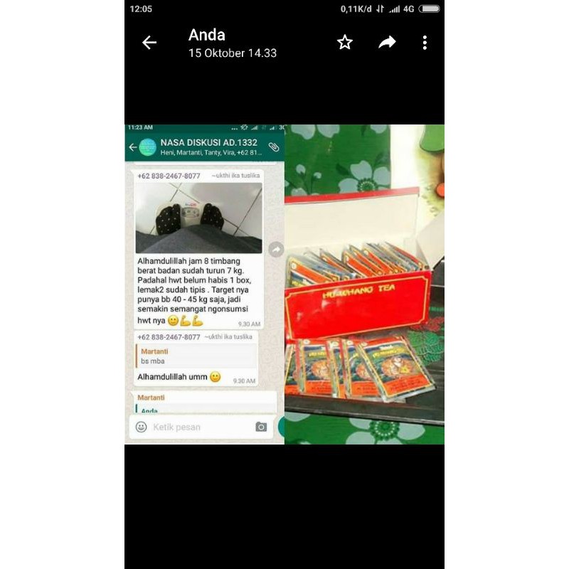Jual HUANG TEA NASA | Shopee Indonesia