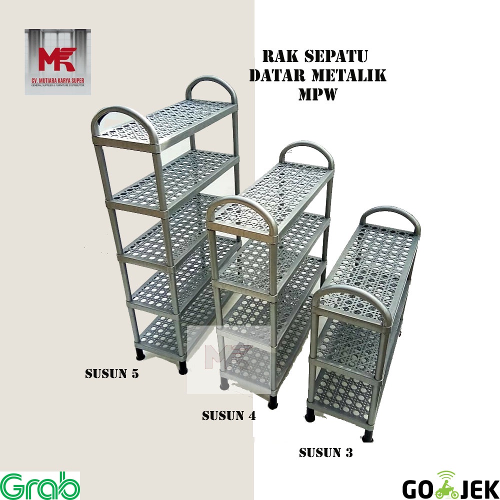 Jual Rak Sepatu Datar | Rak Sepatu Plastik | Rak Sepatu Sandal | Shopee ...