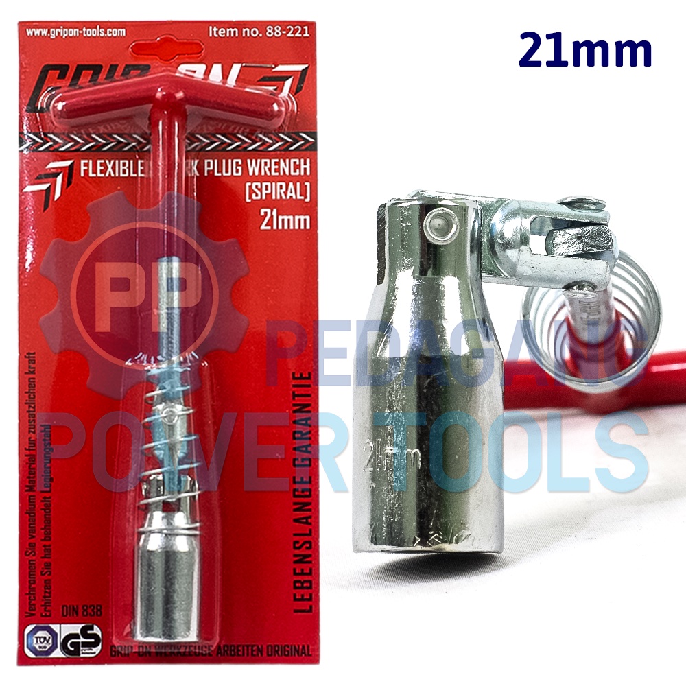 Jual GRIP ON SPIRAL 21 MM KUNCI BUSI SOK T MOTOR MOBIL FLEXIBLE SPARK ...