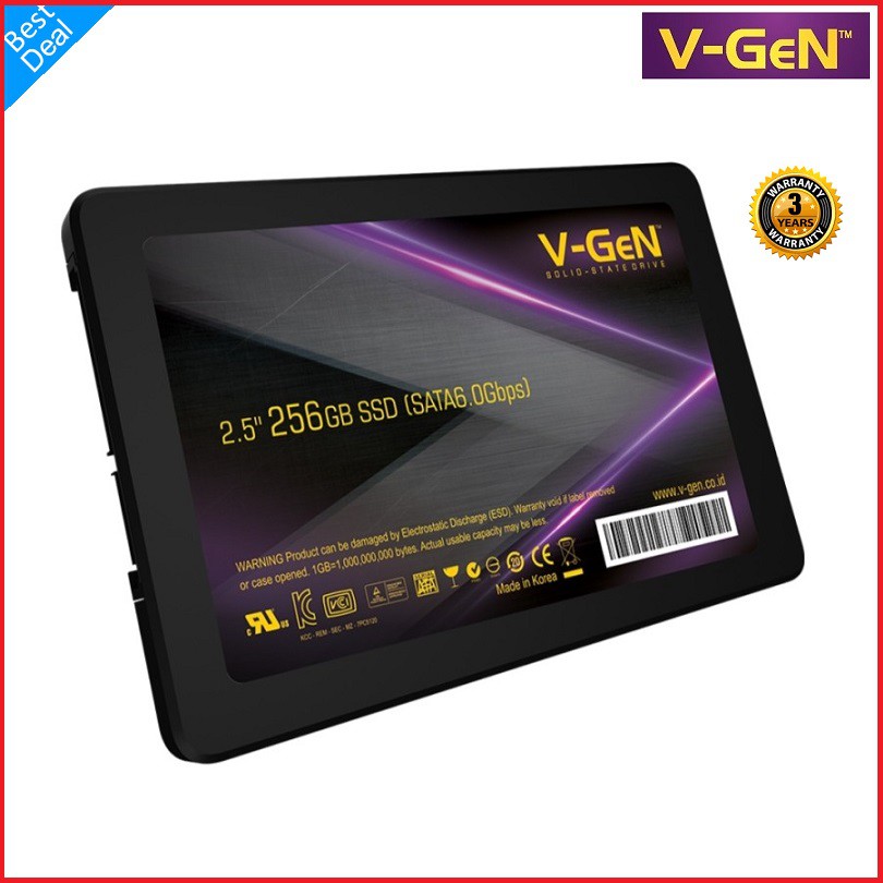 Jual SSD V-Gen 256GB - Sata 3 VGen 256 GB Original | Shopee Indonesia