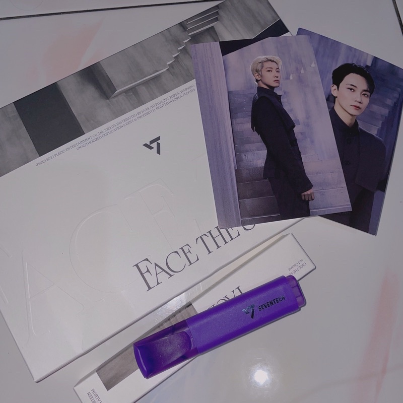 Jual SEVENTEEN 4th ALBUM ' FACE THE SUN ' PHOTOCARD PC CONTROL SHADOW RAY PATH PIONEER WONWOO ...