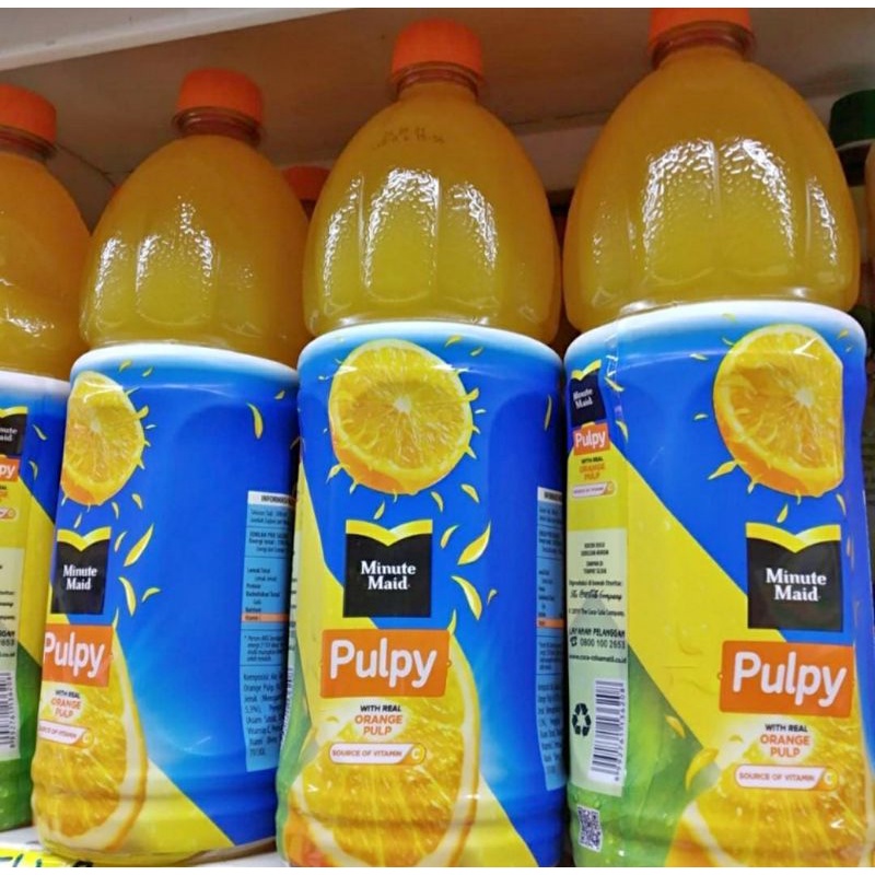 Jual Minute Maid Pulpy Orange 1L | Shopee Indonesia