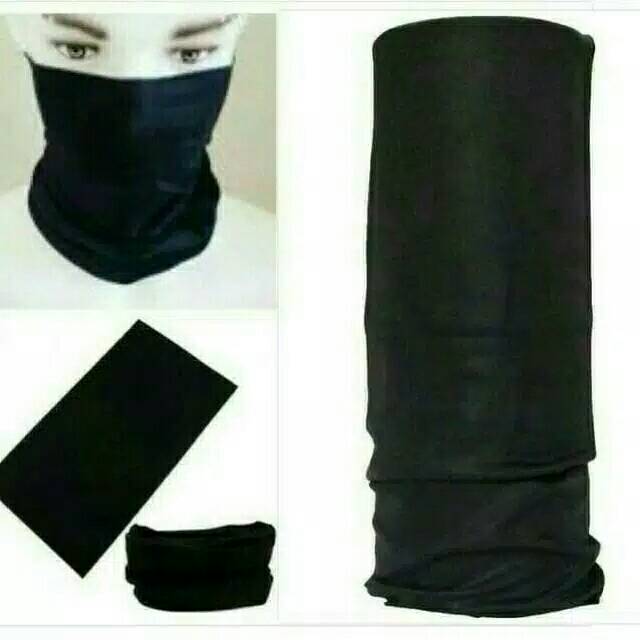 Jual Buff Hitam Polos import | Shopee Indonesia