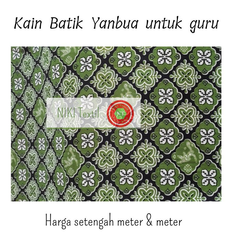 Jual KAIN BATIK YANBUA GURU SERAGAM GURU YANBUA | Shopee Indonesia