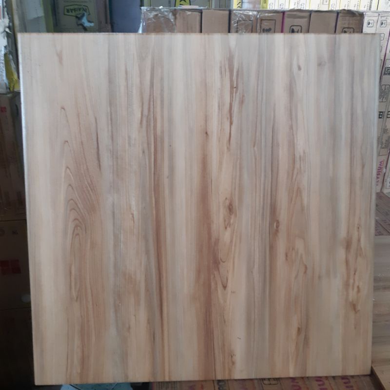 Jual keramik lantai motif kayu doff 60x60 CHEDARWOOD | Shopee Indonesia