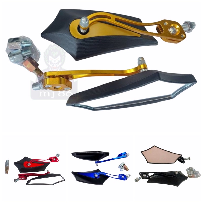 Jual Spion Motor Batman Model lipat / Spion Motor Variasi honda yamaha ...