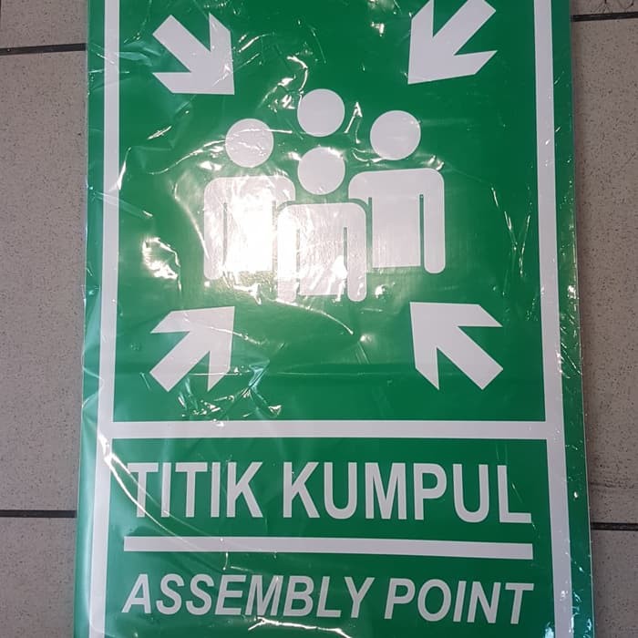 Jual SIGN K3 RAMBU STICKER TITIK KUMPUL 40X60CM | Shopee Indonesia