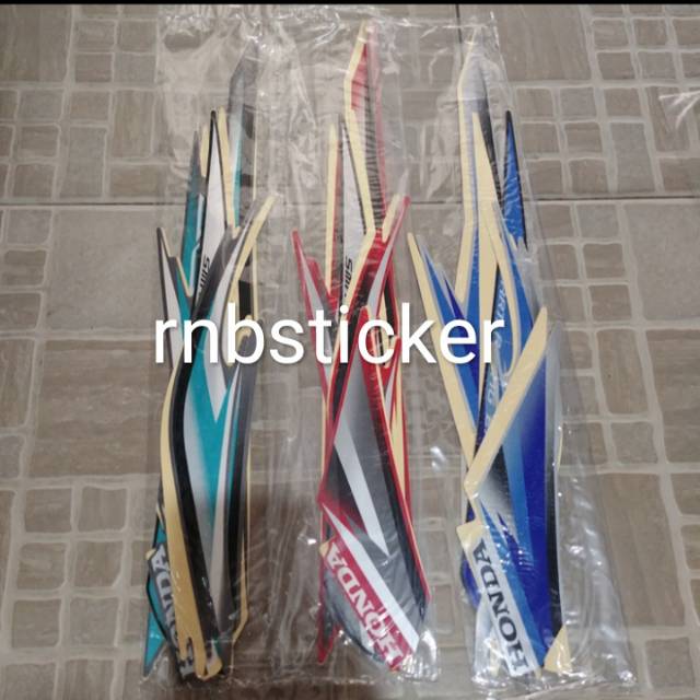 Jual Stiker striping stripping motor honda Revo absolut 2010 2011 ...