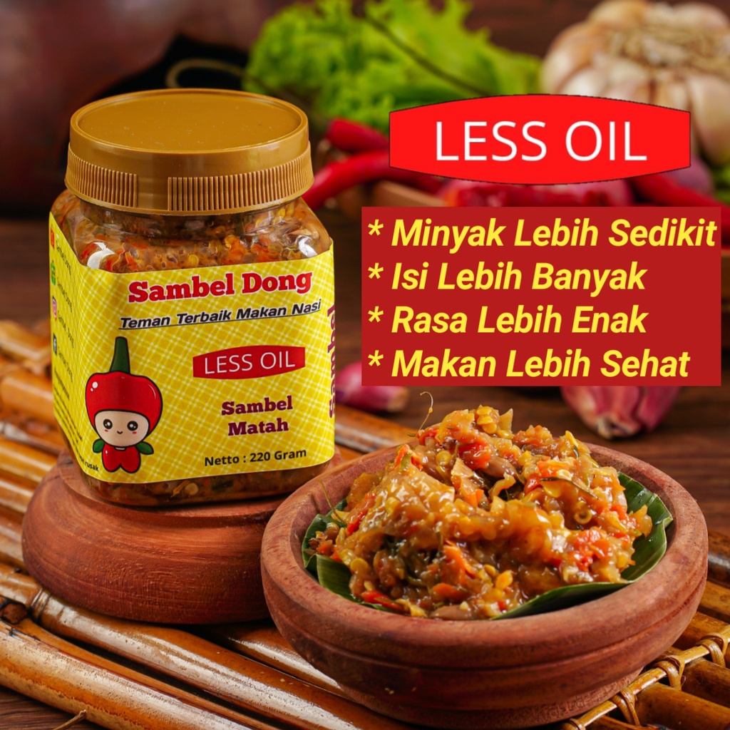 Jual Sambal Matah Botol 220 Gram Homemade, Less Oil, Enak Kualitas ...