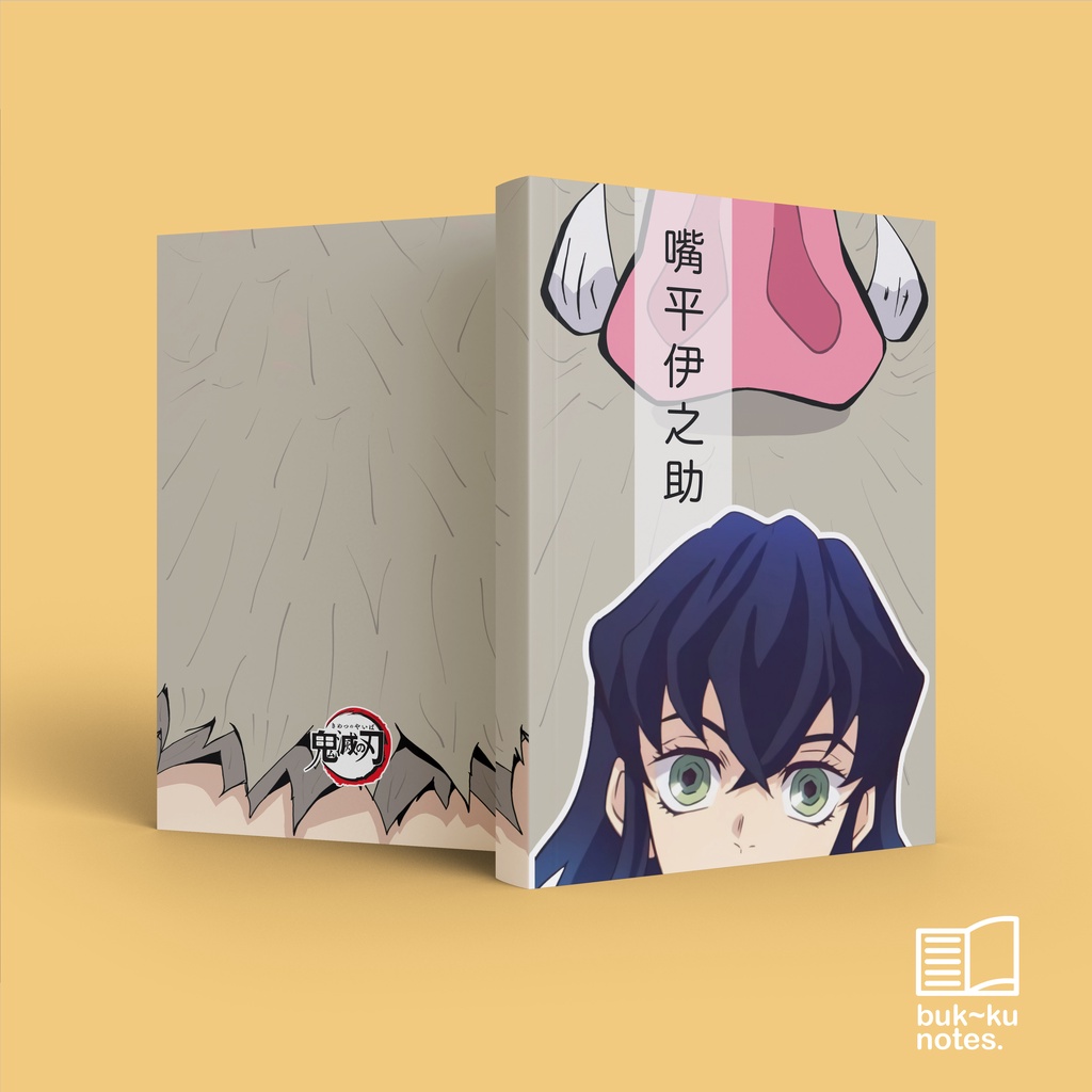 Jual notebook custom buku motif demon slayer inosuke | Shopee Indonesia