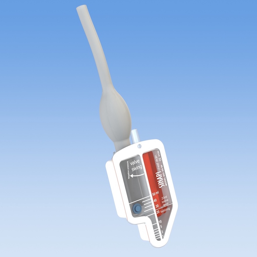 Jual CHEST DRAIN XS 50 kapasitas 50ML Single Inlet SINAPI sinapi - WSD ...