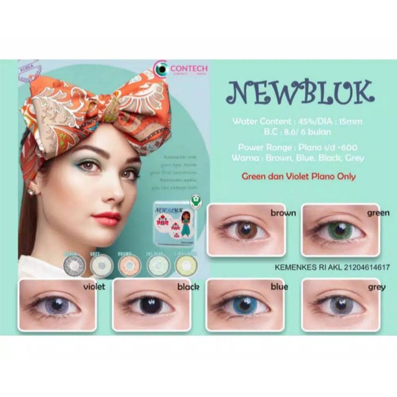 Jual Softlens NEWBLUK BY CTK (NORMAL, MINUS) | Shopee Indonesia