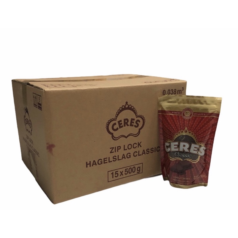 Jual Ceres Meises / Meses Classic Coklat 15 pc x 500 Gram Zip Lock ...