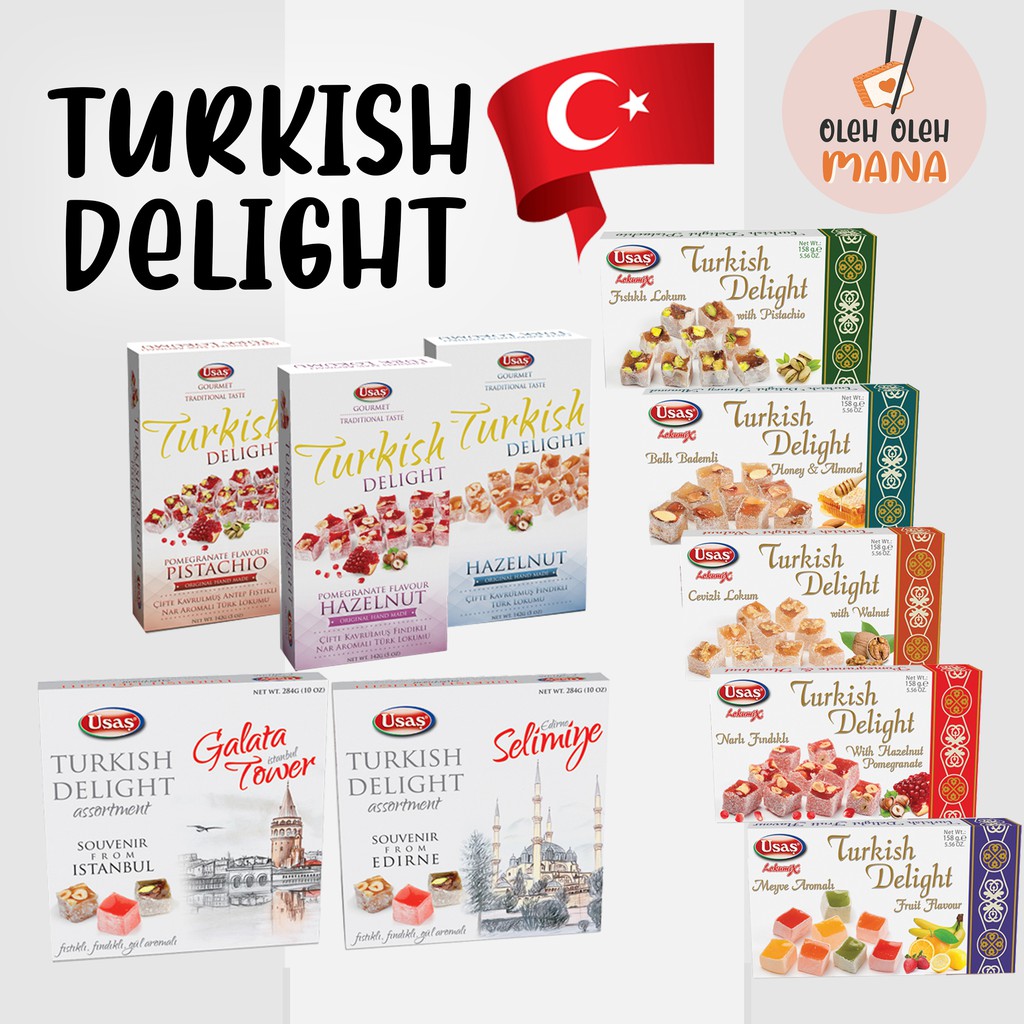Jual TERLARIS Turkish Delight Oleh oleh Impor Turki murah enak Varian ...