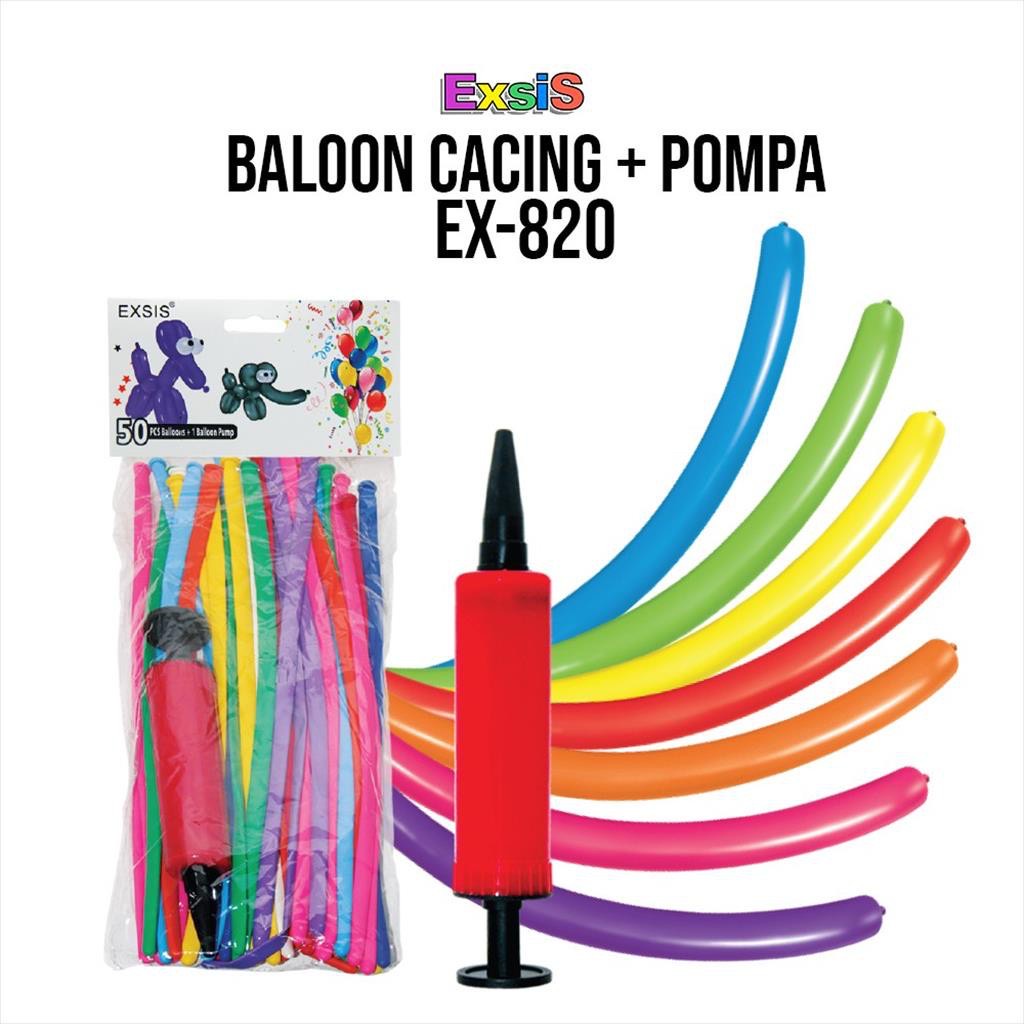 Jual BALON PANJANG / BALON PENTIL INCLUDE POMPA isi 40pcs | Shopee ...