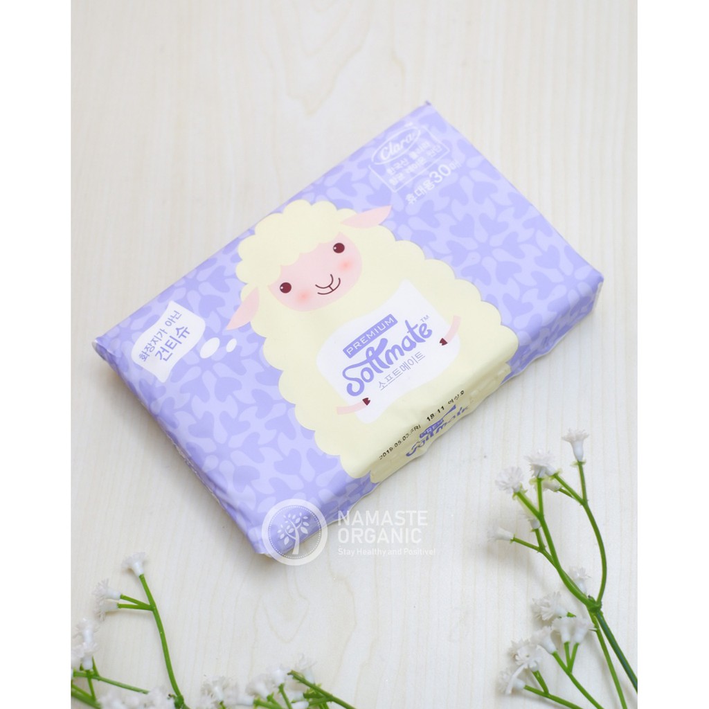 Jual SOFTMATE PREMIUM NATURAL PORTABLE TISSUE - 30 SHEET | Shopee Indonesia
