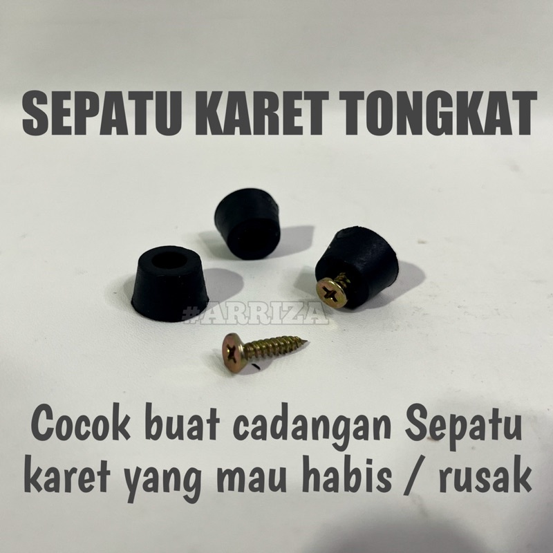 Jual Sepatu Karet Tongkat Jalan - Sepatu Karet Tongkat Kayu Jati ...